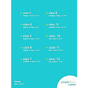 Simple Joys by Carter's Boy's Shawn Water Sandal, Blue, 4 Infant (0-1 Year)