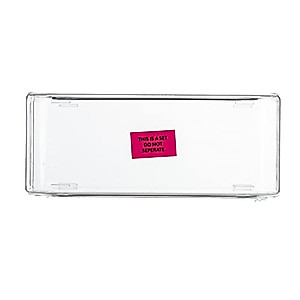 Lifewit 2pcs Soda Can Organizer for Refrigerator Kitchen Pantry Fridge Freezer Countertop Cabinet in Home, Office, Clear Plastic Beverage Drink Holder Rack, Each for 9 Pop Cans 355ml