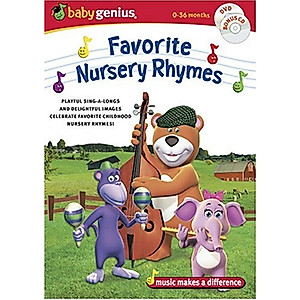 Baby Genius Favorite Nursery Rhymes w/bonus Music CD
