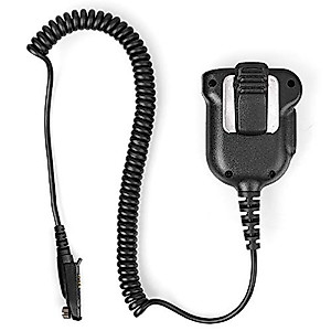 Retevis RT29 RB23 Shoulder Speaker Mic IP67 Waterproof Walkie Talkies Speaker Microphone Compatible with Ailunce HD1 RT29 RT48 RB23 RT47 RB46 RT47V RT87 RT83 RT82 Two Way Radios (1 Pack)