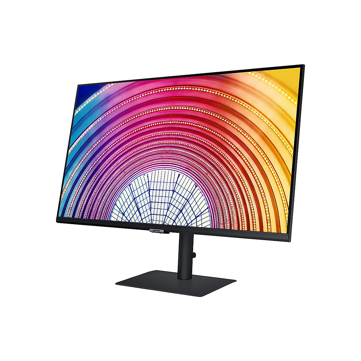 SAMSUNG S60A Series 27-Inch WQHD (2560x1440) Computer Monitor, 75Hz, IPS Panel, HDMI, HDR10 (1 Billion Colors), Height Adjustable Stand, TUV-Certified Intelligent Eye Care (LS27A600NWNXGO) (Renewed)