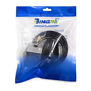 Bingfu 5dBi SMA Male Antenna Outdoor Fixed Bracket Wall Mount Waterproof Garage Door Gate Opener Antenna SMA/RP-SMA Antenna Extender