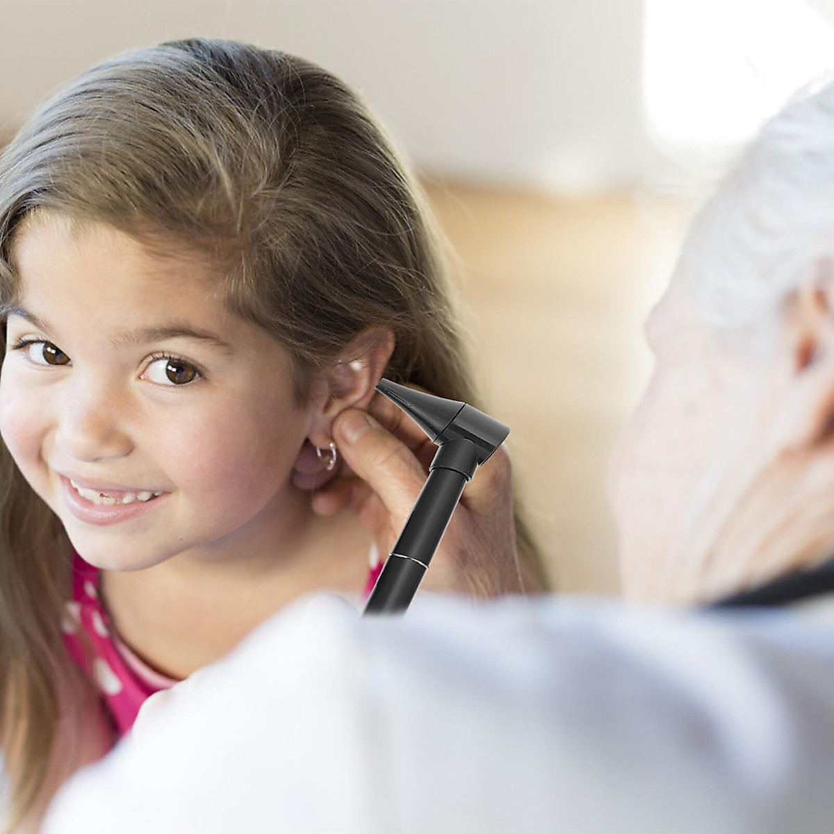 Baluue 1 Set LED Diagnostic Otoscope Ear Care Checker Ear Inspection Scope Medical Instrument Otoscope for Kids Adults Doctor Eldery Pet Screening