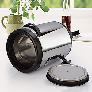 Stainless Steel Insulated Barrel Double Walled Beverage Dispenser with Spigot Keep Hot Water Milk Tea Coffee Juice, Home Party Use 1.59 Gallon