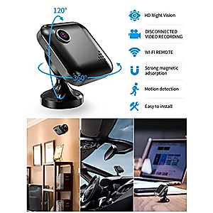 gamvozova Hidden Camera,1080P Small WiFi Camera for Home Security,Mini Spy Camera with Video,Phone app,Wireless Seceret Security Camera for Nanny Pet Indoor and Outdoor