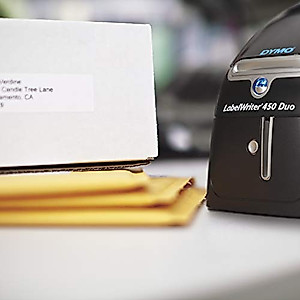 Dymo LabelWriter 450 Duo Label Maker, Black, Silver