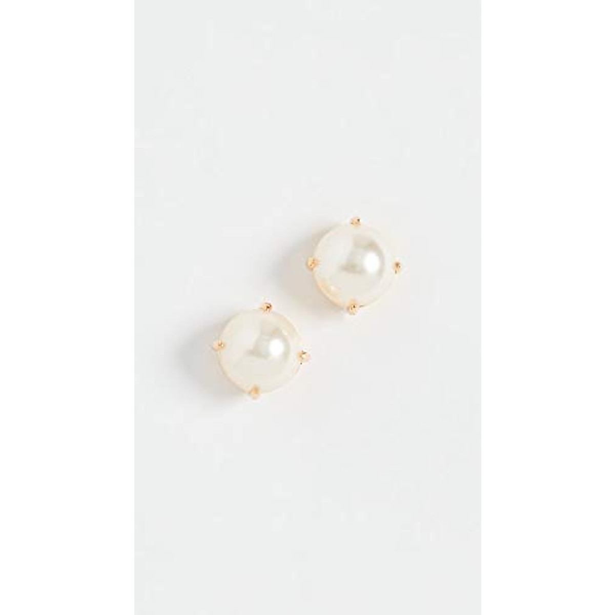 Lele Sadoughi Women's Ashford Imitation Pearl Studs, Ivory Pearl, Off White, Gold, One Size