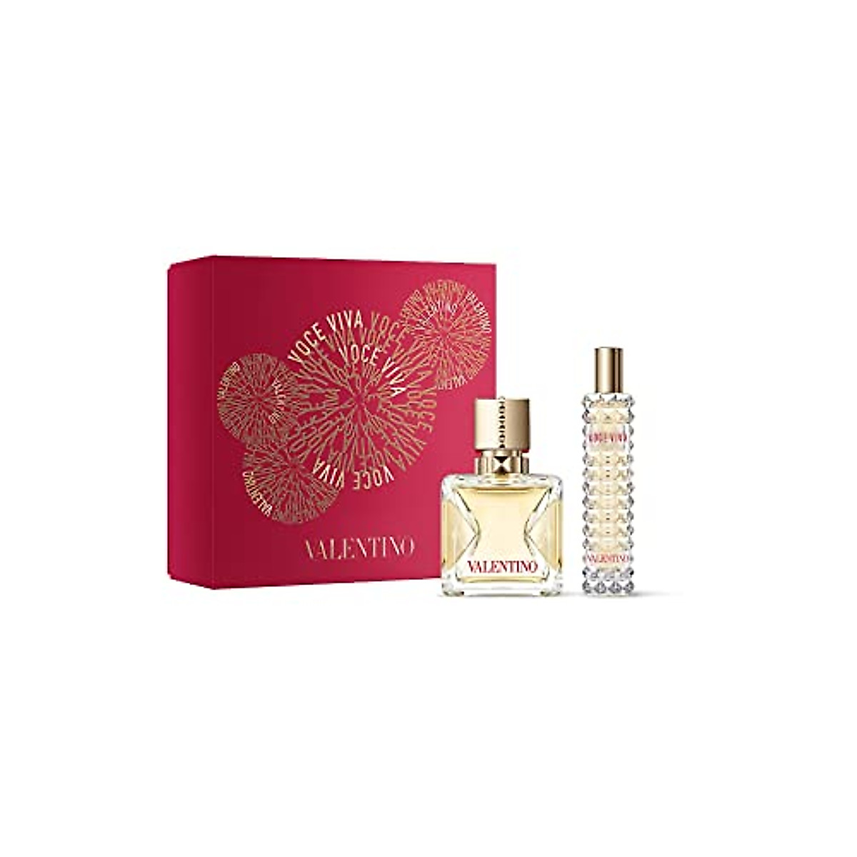 Valentino Voce Viva For Women 2 Pieces Gift Set (1.7 Ounce Eau de Parfum Spray + 0.5 Ounce Eau de Parfum Spray)