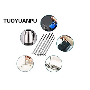 TUOYUANPU 6PCS Mini Screwdriver Set, Eyeglass Repair Kit Screwdriver，Precision Repair with 6 Different Sizes Flat head and Philips Screwdriver Sets,Ideal For Watch, Electronic Repairs