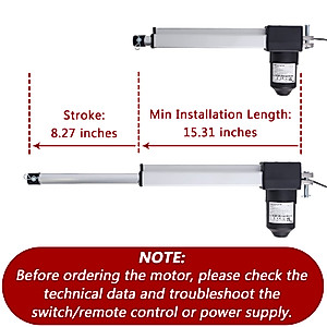 Podoy Lift Chair Parts Motor Replacement Kit Compatible with Lazy Boy Okin Deltadrive Electric Power Recliner Motor Actuator 1.28.000.131.30