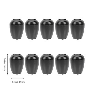 Cabilock 10 Pairs Ear Tips Replacement Silicone Soft- Sealing Earbuds Spare Parts Accessories