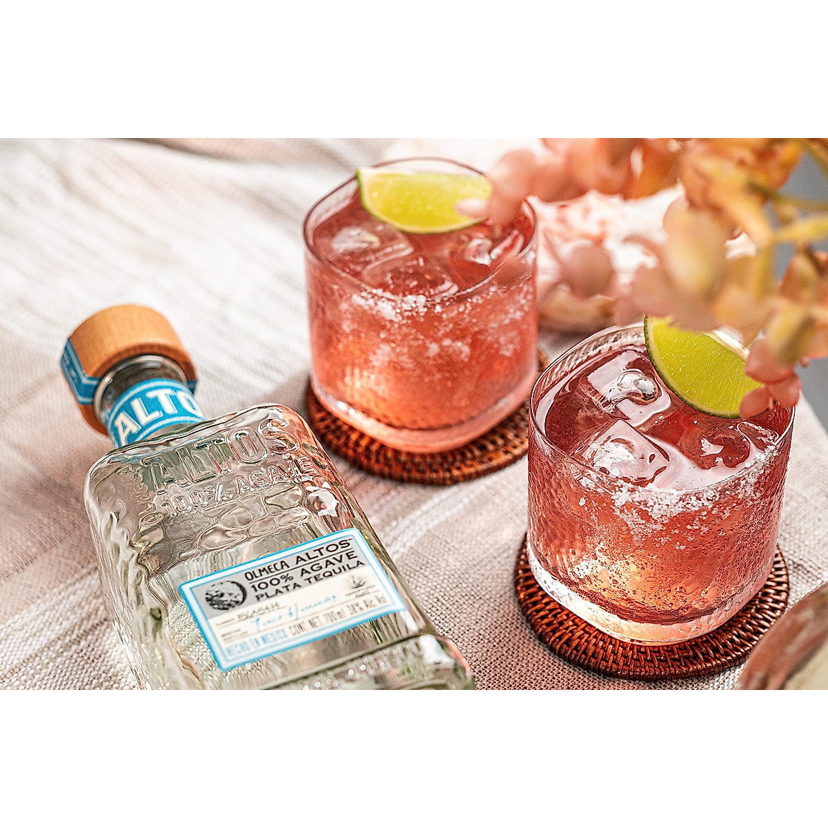 GLASSIQUE CADEAU Tequila Sipping and Cocktail Glasses | Set of 4 | 10 oz Hammered Rocks Glasses for Drinking Mezcal, Margarita, Paloma | Thick Lowball Glasses | Tequila Glassware Collection