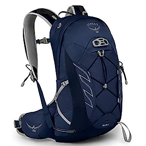 Osprey Talon 11L Men's Hiking Backpack with Hipbelt, Ceramic Blue, S/M