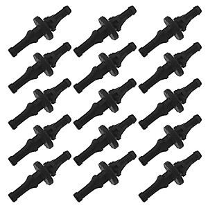 The Lord of the Tools 40Pcs Rubber Screw Pin Replacement PC Case Fan Mounting Pin Soft Rubber Anti Noise Reducing Vibration Screws 29x10.5mm Black