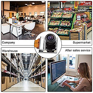for Raspberry Pi Zero Camera Module 160 FOV 5MP Fisheye Lens Camera Wide Angle 160 Degree OV5647 1080P Sensor HD Video Webcam with Zero Cable for Raspberry Pi Model 4/3 B/B+ A+ RPi 2/1/zero/zero W
