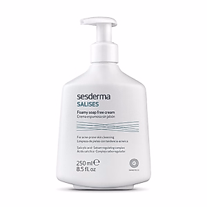 Sesderma SALISES Foamy Soap-free Cream Acne-prone and Oily skin Cleansing 10.2 fl. Oz