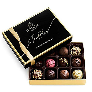Godiva Chocolatier Signature Truffles Assorted Chocolate Gift Box, 12 pc.