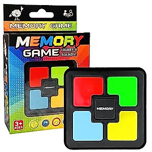 Light Up Memory Game Handheld Electronic Toys Color Memorizing Classic Board Games Quiz Game with Lights and Sounds