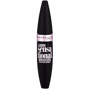 Maybelline New York Lash Sensational Luscious Washable Mascara, Blackest Black, 0.32 fl. oz.