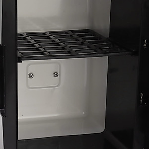 Mini Fridge, 4L 6 Can Cooler & Warmer Portable Compact Refrigerator for Food, Drinks, Skincare, Small Freezer Energy Saving for Bedroom Office Dorm Car Travel (US Plug)