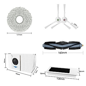 CGYGP Replacement Parts for ECOVACS Deebot T20 omni/PRO/MAX T20 Pro/Max Plus Vacuum Cleaner Accessories