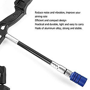 VBESTLIFE Archery Bow Stabilizer Weight Kit, Detachable Aluminum Alloy Counterweight Kit for Recurve Bow and Compound Bow(Blue)
