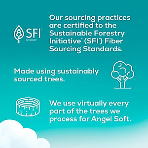 Angel Soft Toilet Paper, 16 Mega Rolls = 64 Regular Rolls, Soft and Strong Toilet Tissue