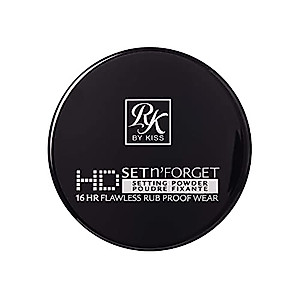 Ruby Kisses Loose Setting Powder 0.4oz, Weightless, Smooths, Mattifying Finish and Shine Control, Pure Silica Mineral Powder (Translucent)