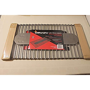 Brinkmann Gas Grill Steel Lava Rock Charcoal Grate W Drip 11 X 22.3 Inch