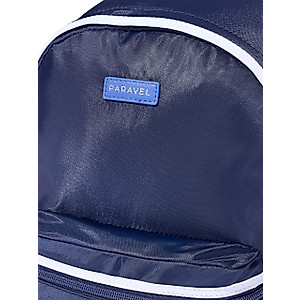 PARAVEL Mini Fold-Up Travel Backpack | Scuba Navy | Everyday Lightweight Mini Backpack, Packable Travel Nylon Daypack, Carry-On Luggage Bag or Weekend Bag for Women & Men