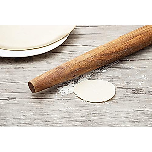 Ironwood Gourmet Acacia Wood French Rolling Pin, 20-inches, Brown