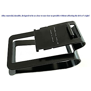 Sun Visor Clip / Mount for The Escort MAX MAX2 MAX360 & BEL GT-7 Radar Detectors