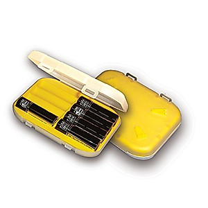 Malamute Rugged AA Battery Storage Case - Holds 8, Traction Feet, Made in the USA