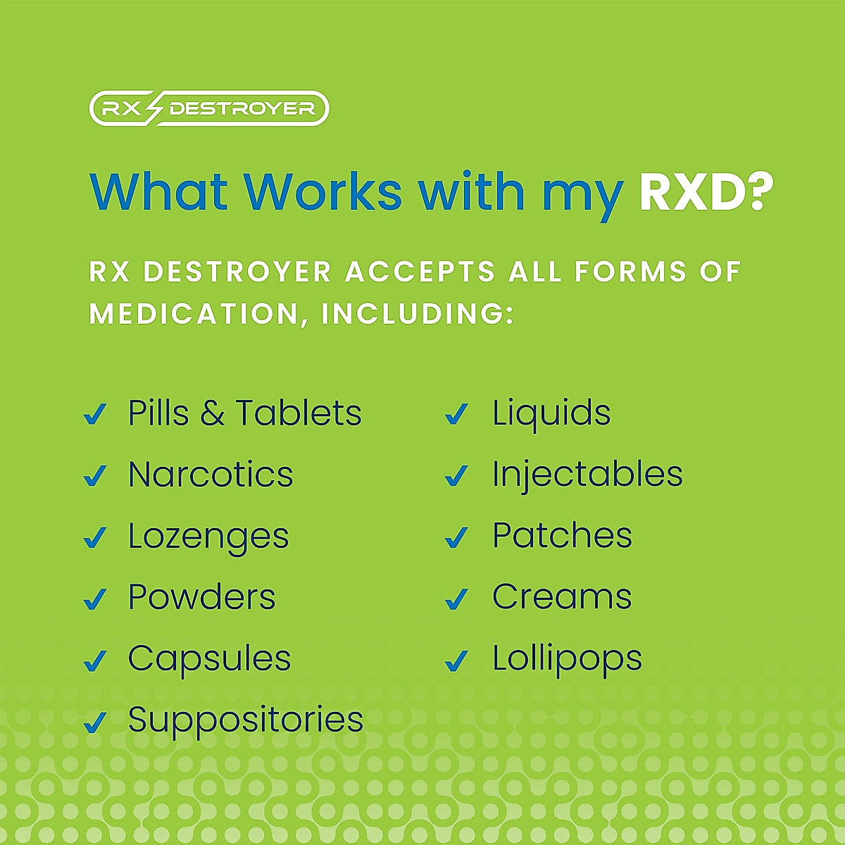 Rx Destroyer PRO Series All-Purpose Formula - Eco-Friendly Medication Buster Solution, Drug Disposal in a Bottle for Pills, Capsules, Tablets, Liquids - 1 Gal, 1 Count, 4 Packs, 4 Total