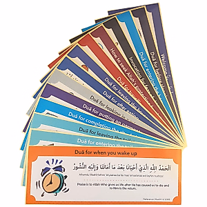 19 PCS DIY Removable Muslim Family Dua Sticker Decal Wall Mural Islamic Arabic Quotes Letters Wall Sticker (Mix Color)