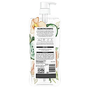 Pantene Essential Botanicals White Tea and Cucumber Volumizing Shampoo and Conditioner Set - 38.2 oz Per Bottle - 0% Parabens, Dyes, Mineral Oil, Phthalates, and Phosphates