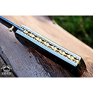 BLACK MAMBA KNIVES Damascus Pocket Knife with Clip, Folding Knife, Damascus Steel Folding Pocket Knife Folding Hunting Knife