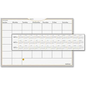 AT-A-GLANCE AAGAW602028 - WallMates Self-Adhesive Dry Erase Monthly Plan Surface