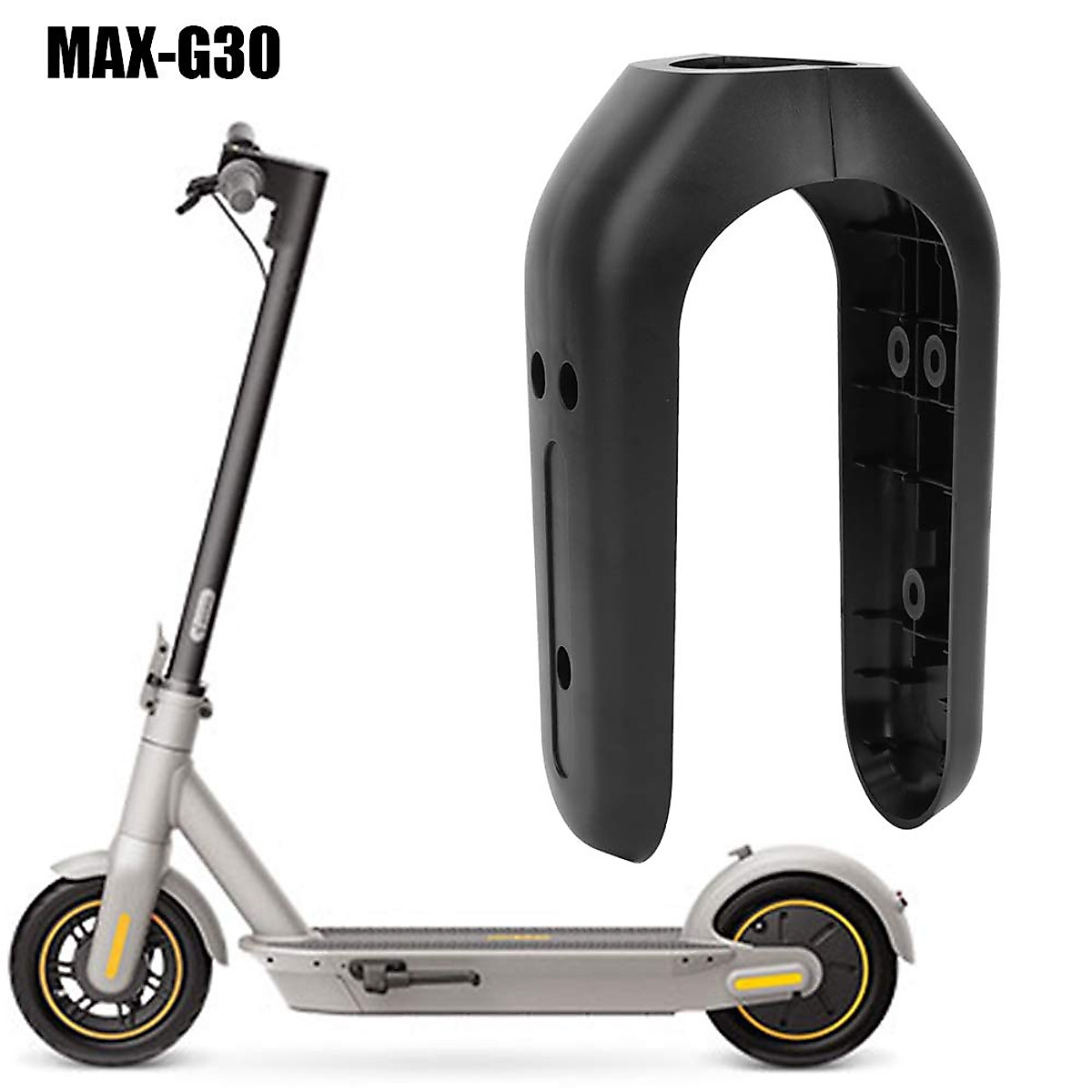 Tbest Scooter Frontfork Protective Cover, Plastic Frontfork Guarding Shell Compatible with Ninebot MAX?G30 Scooter Accessory