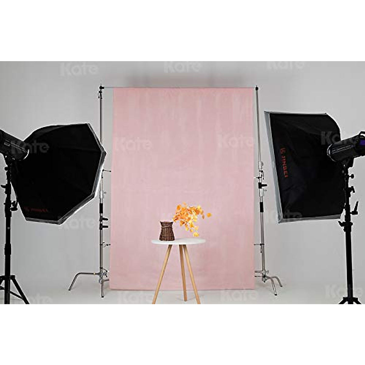 Kate 6ft×9ft Solid Light Pink Backdrop Portrait Photography Background for Photography Studio Children and Headshots Light Pink Backdrop Background for Photography Photo Booth