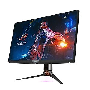 ASUS ROG Swift 32” 4K HDR Gaming Monitor - 144Hz DSC, UHD (3840 x 2160) PC Monitor, Mini-LED IPS with G-SYNC Ultimate, Local Dimming, Ideal for Desktop and Computer Monitor Black - - PG32UQX