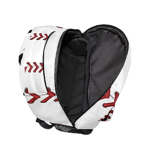 Nander Backpack Travel Sport Baseball Print Pattern School Bookbags Shoulder Bag for Mens Boys