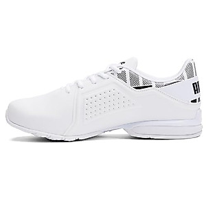 PUMA Men's Viz Runner Cross-Trainer (8.5, Puma/White-puma/Black, Numeric_8_Point_5)
