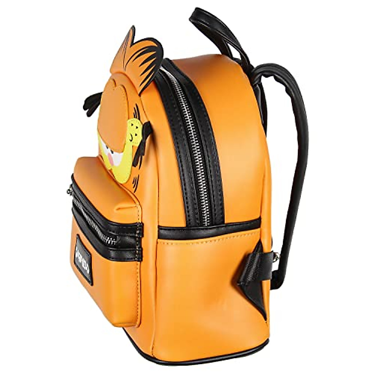 INTIMO Nickelodeon Classic Comic Character Face Garfield Zippered Mini Backpack Bag