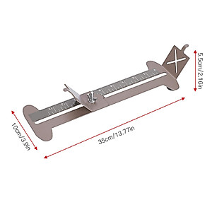 Dilwe Paracord Jig Bracelet Maker Paracord Tool Kit, DIY Paracord Craft Maker Tool, with Hanks Buckles for Crafts, Sports, Belts, Jewelry, Hunting, Fishing