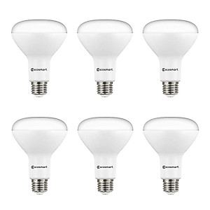 Ecosmart LED Technology Soft White 65W 8.5W Replacement Dimmable Light Bulb 6 Pack BR30 1001 729 291