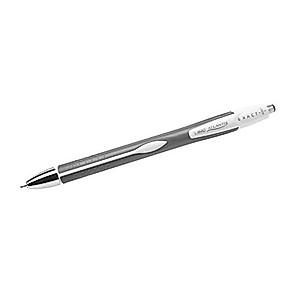 BIC Glide Exact Ballpoint Pen, Retractable, Fine 0.7 Mm, Black Ink, Black Barrel, Dozen