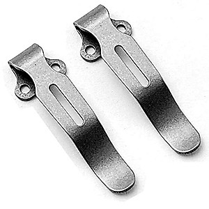 TEAMWILL 2PCS Stone Wash Deep Carry Pocket Clip for Benchmade 535 US