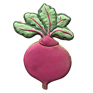 KENIAO Vegetable Radish Cookie Cutter, 4.8", Stainless Steel