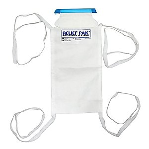 Relief Pak 11-1242 Insulated Ice Bag with Tie Strings, 7 x 12",Large